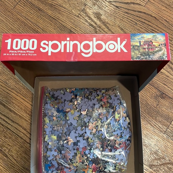 Springbok | Games | Springbok Puzzle Red Barn Farm Scene | Poshmark